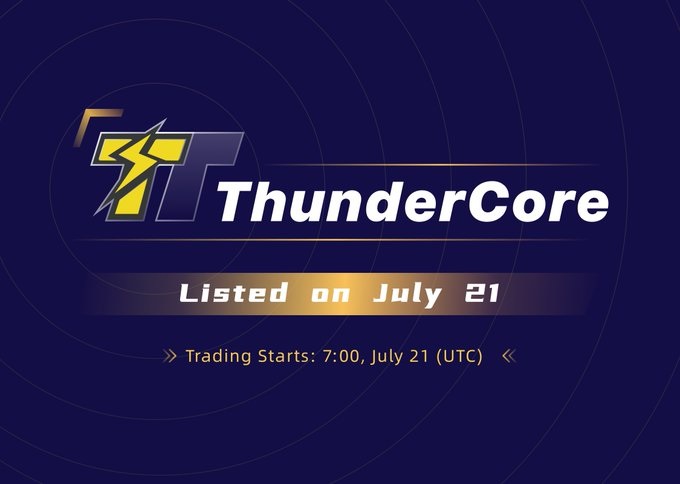 ThunderCore TT: Listing on Dcoin — Coindar