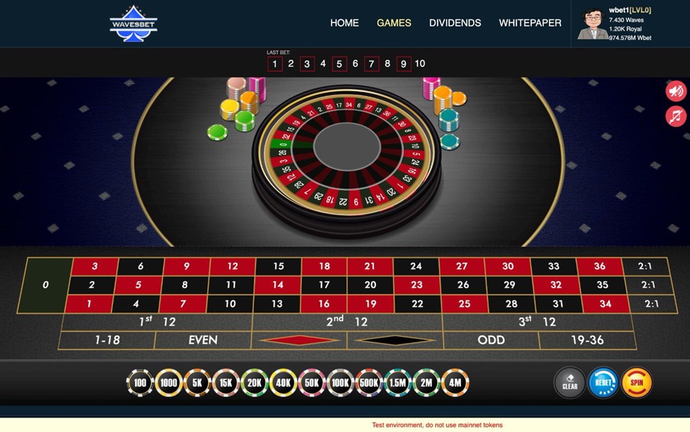 Wavesbet WBET: Roulette Release — Coindar
